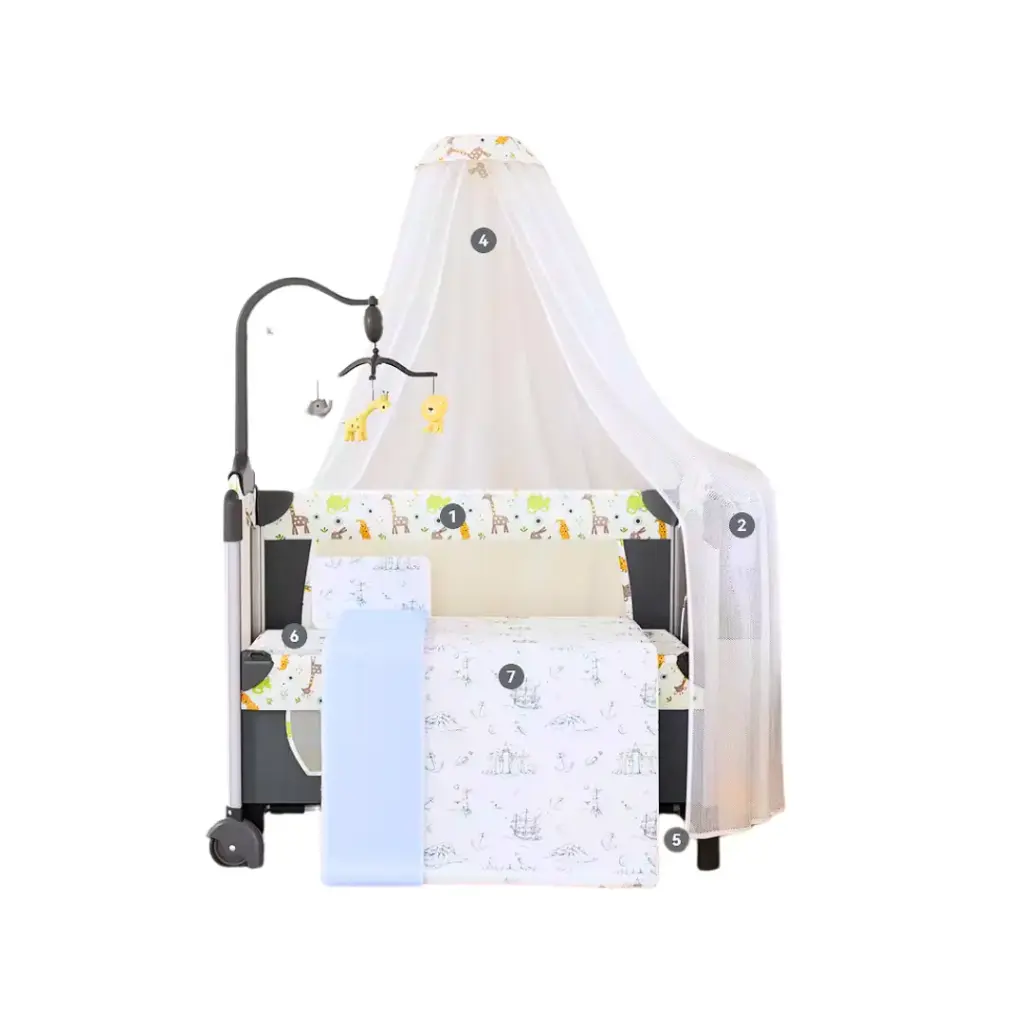 Valdera Portable Bed Full Accessory | Babyislandeg